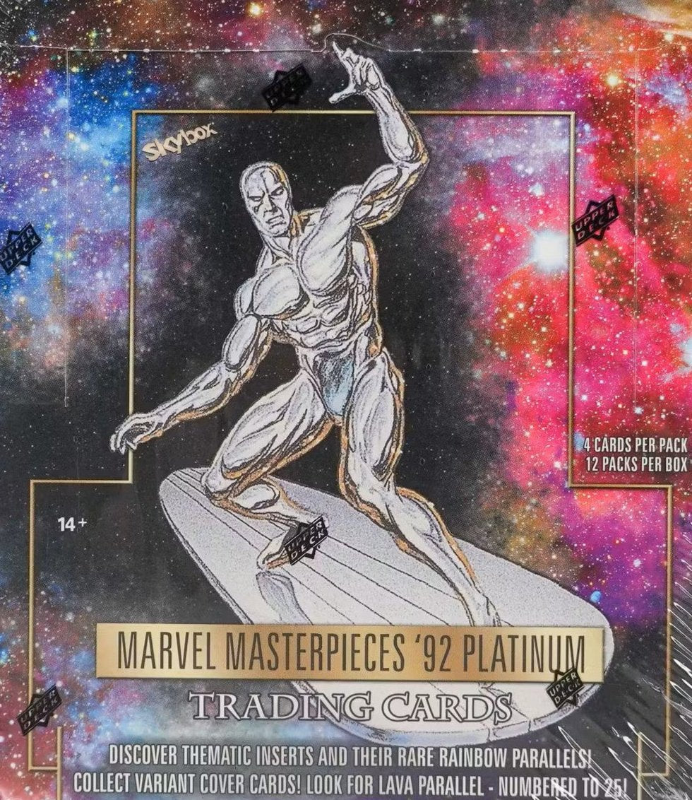 2024 UPPER DECK MARVEL MASTERPIECES '92 PLATINUM HOBBY BOX x1 – DJDEEMO.COM