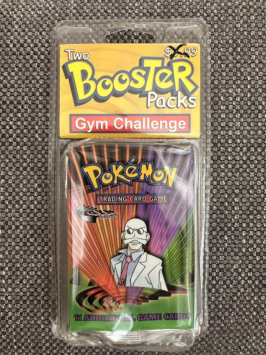 VINTAGE Pokemon GYM CHALLENGE CLAM SHELL BLISTER (2 PACKS) x1 – DJDEEMO.COM